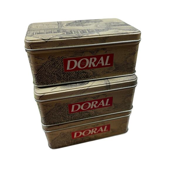 Doral | Other | Vintage Doral Matches In Tin Container New Sealed Set ...